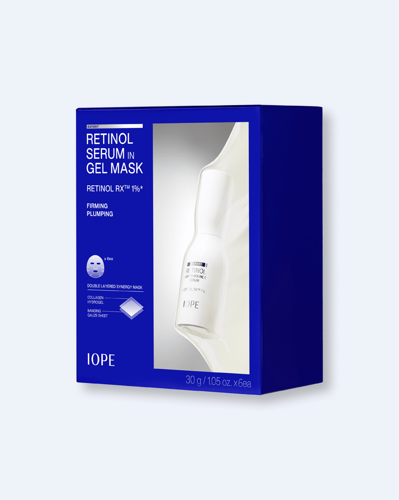 IOPE Retinol Serum In Gel Mask Set (6 ea) | Soko Glam