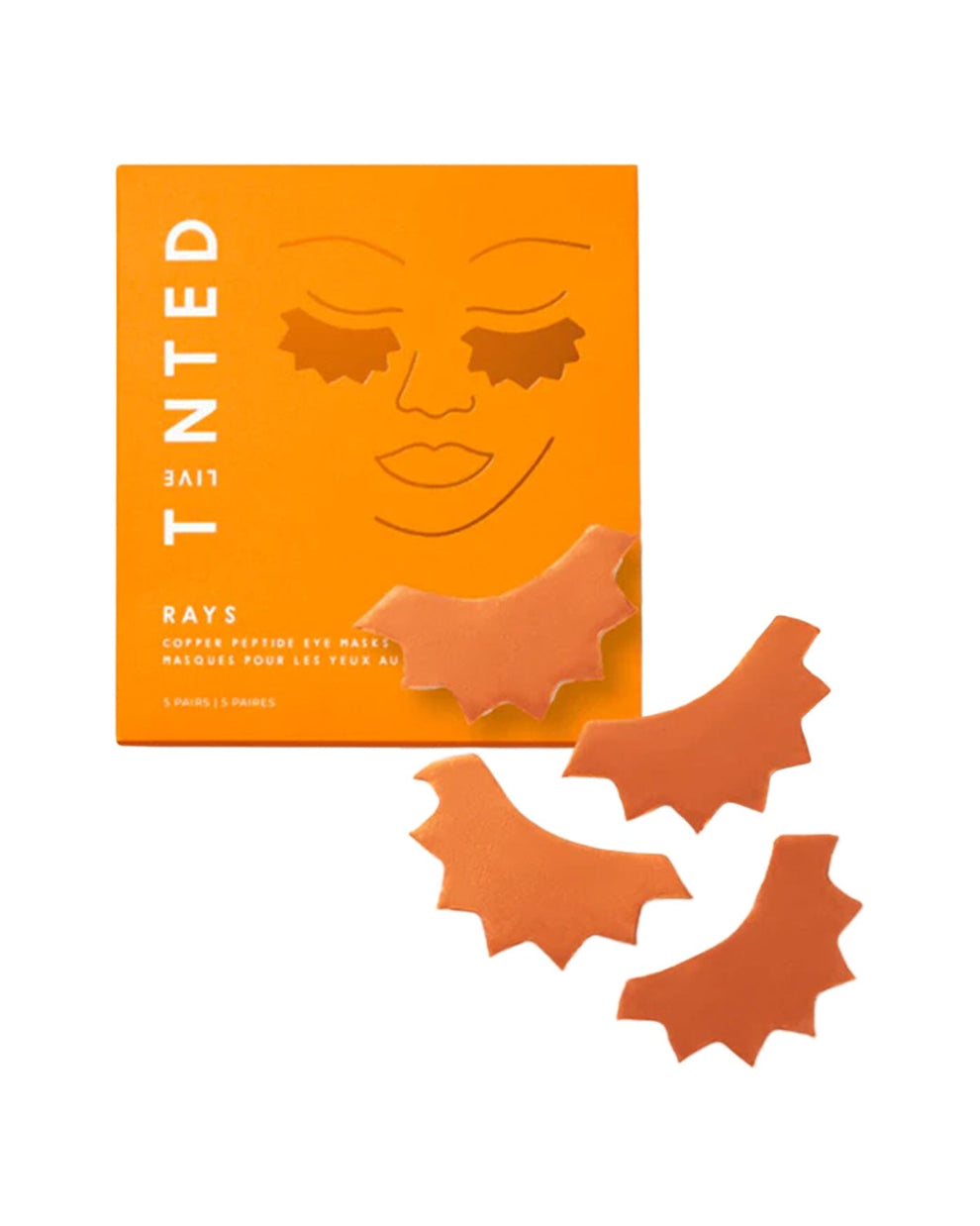 Live Tinted Rays Copper Peptide Eye Masks | Soko Glam