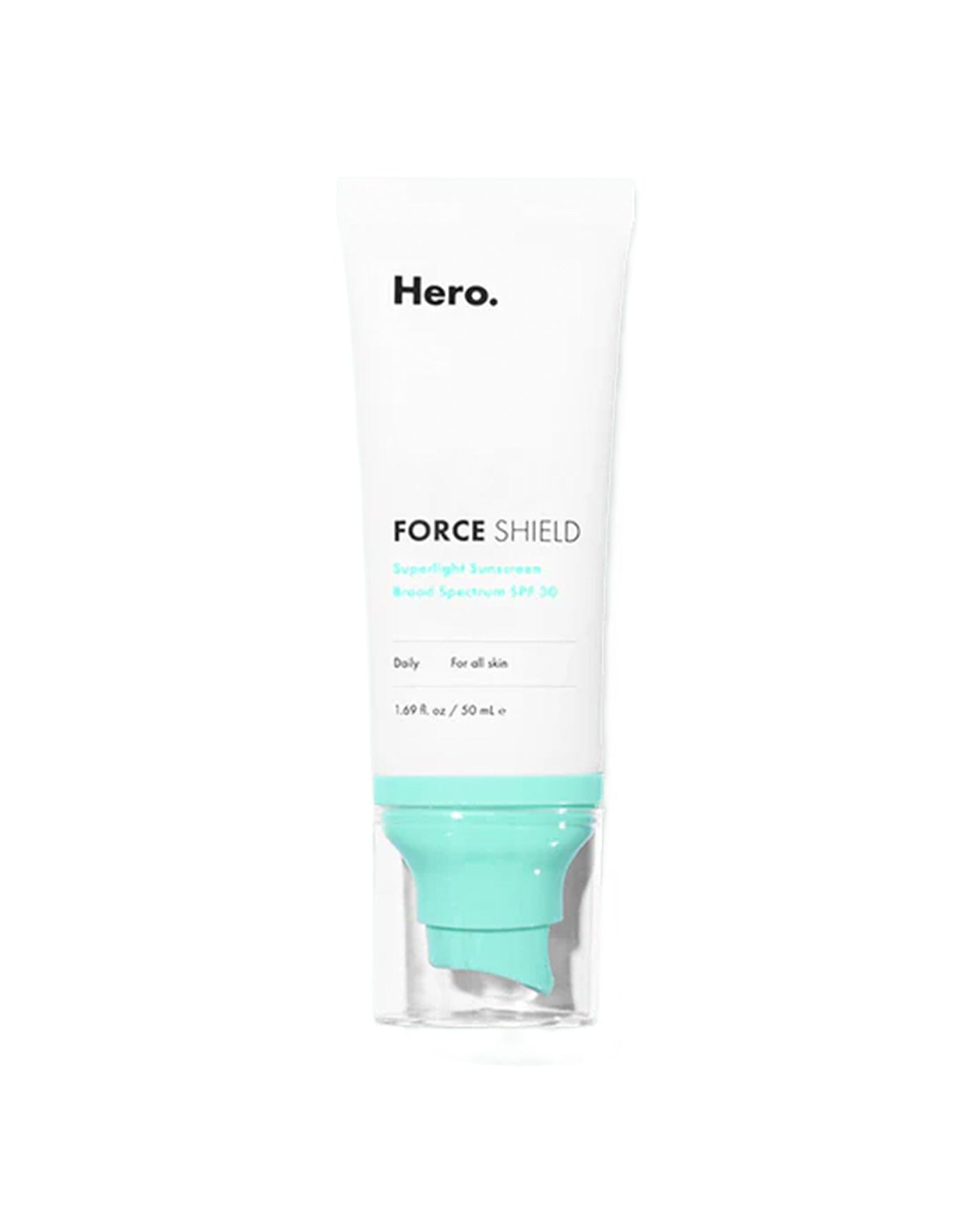 Hero Cosmetics Force Shield Superlight Sunscreen SPF 30 | Soko Glam