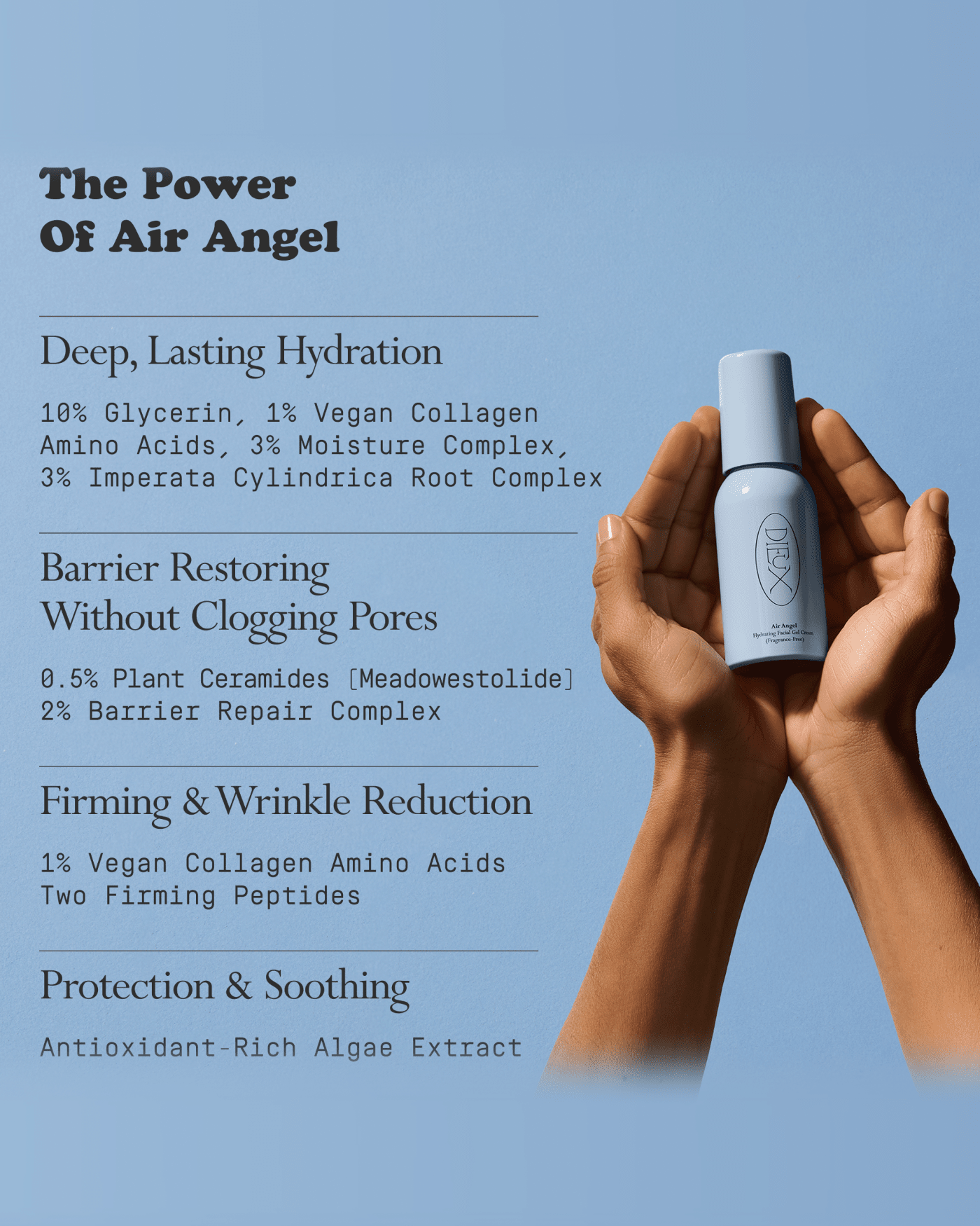 Dieux Air Angel Peptide Plumping Gel Cream | Soko Glam
