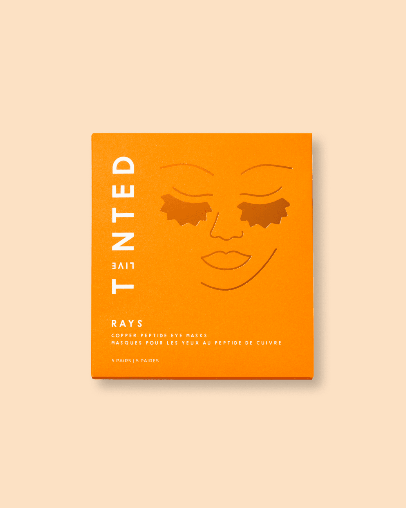 Live Tinted Rays Copper Peptide Eye Masks | Soko Glam