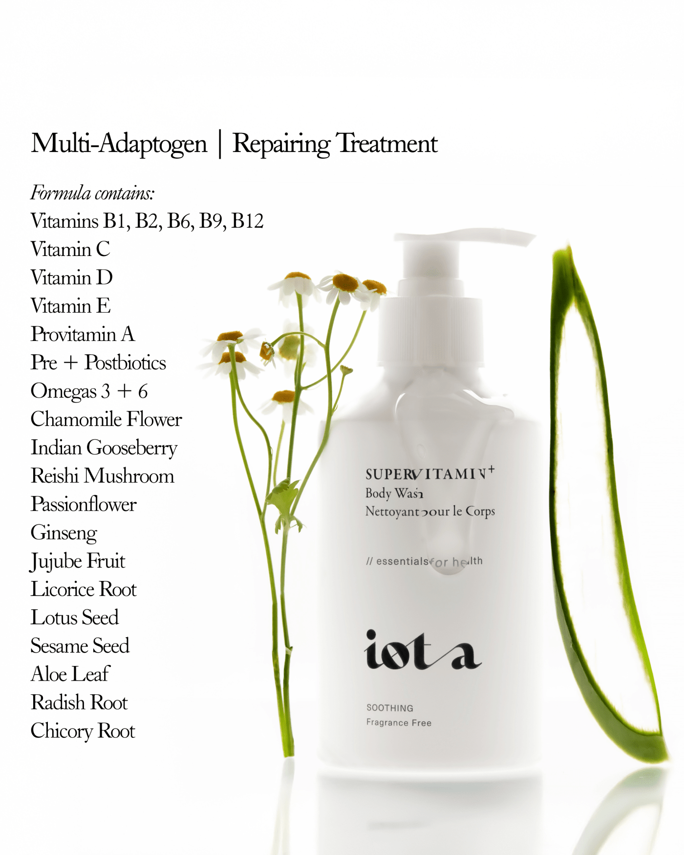 Iota Supervitamin Body Wash+ Soothing | Soko Glam