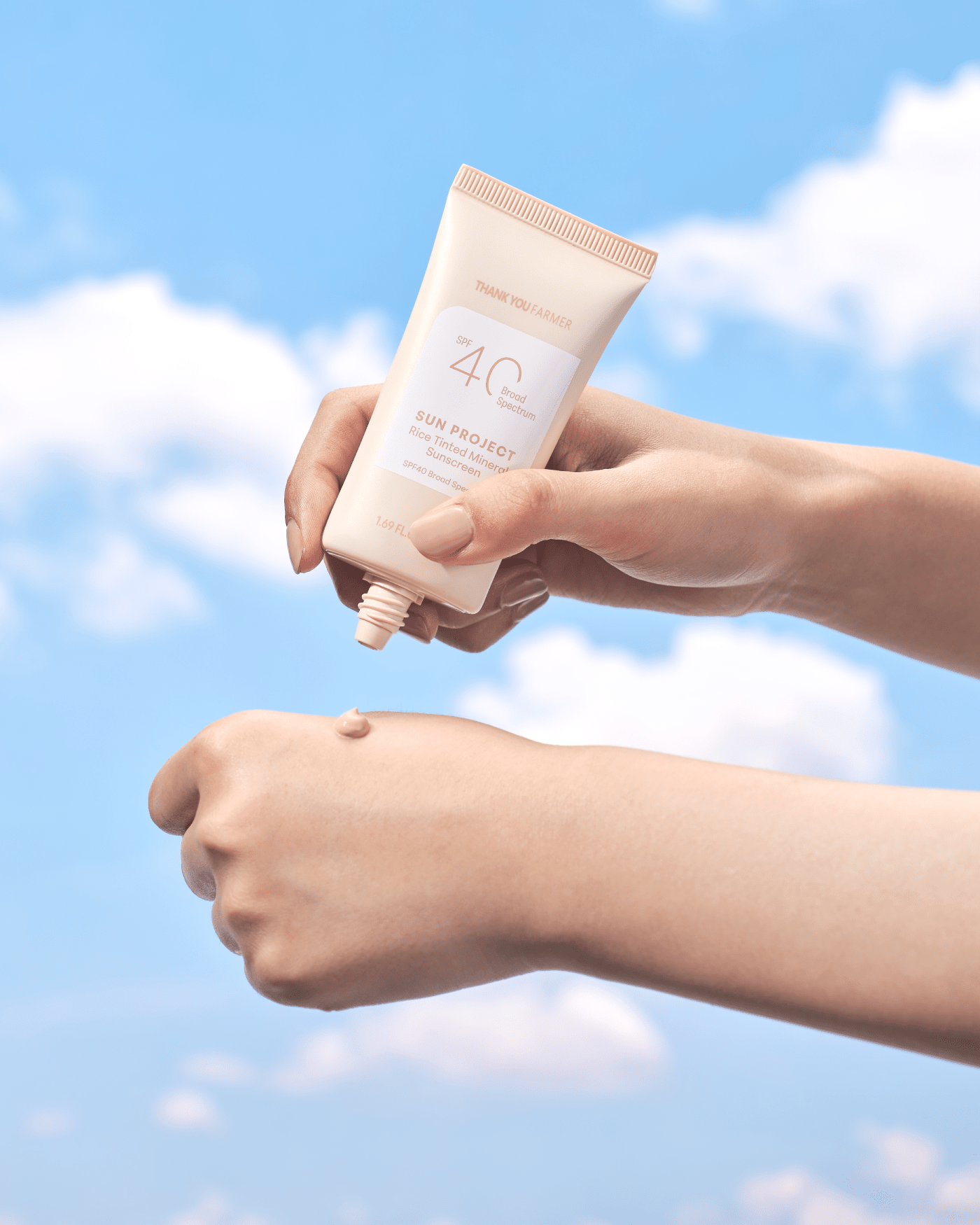 Thank You Farmer Sun Project Rice Tinted Mineral Sunscreen SPF 40 Broad ...