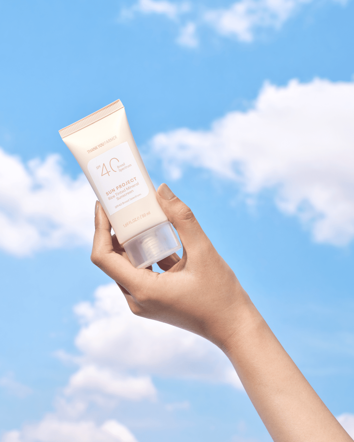 Thank You Farmer Sun Project Rice Tinted Mineral Sunscreen SPF 40 Broad ...