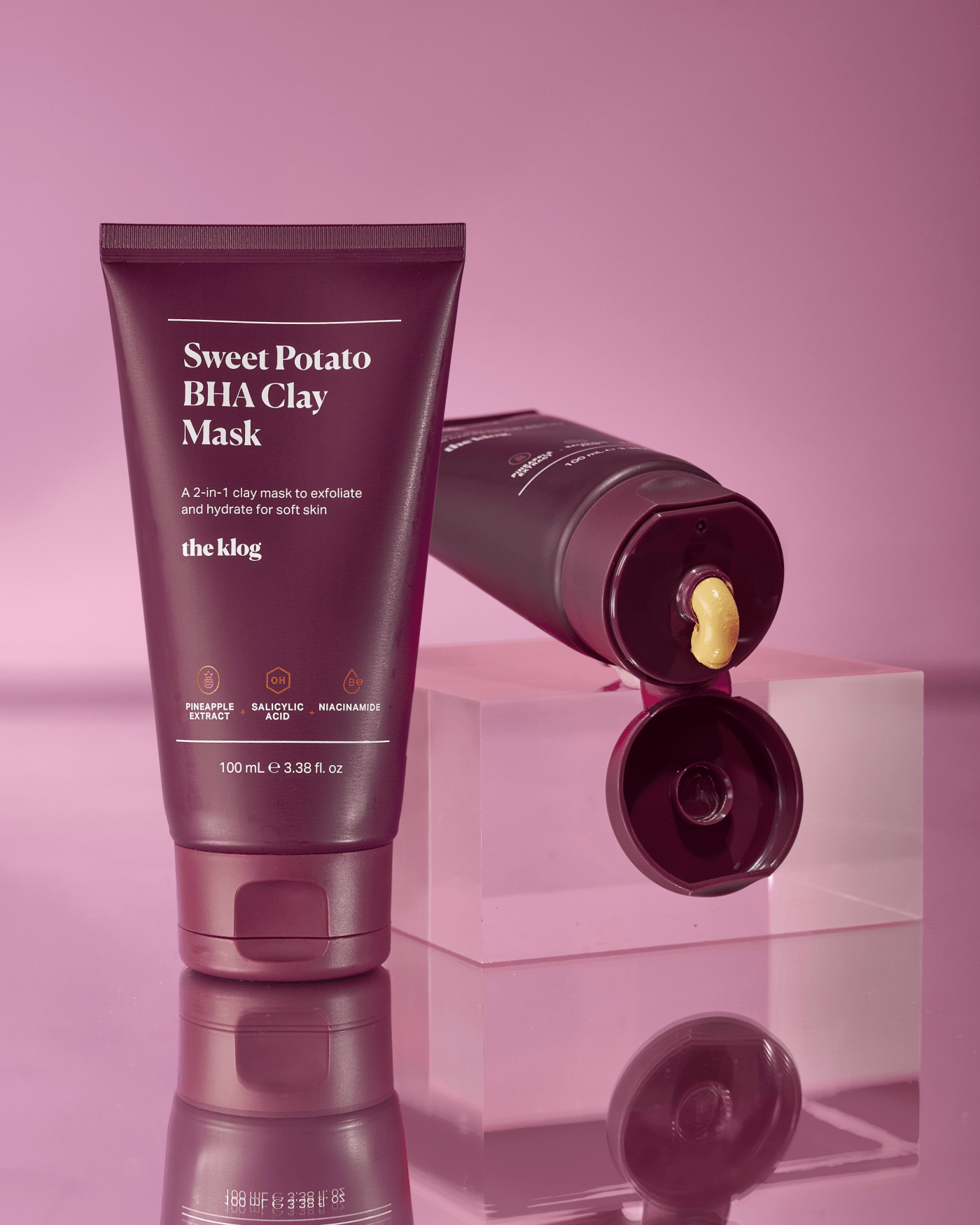 The Klog Sweet Potato BHA Clay Mask | Soko Glam