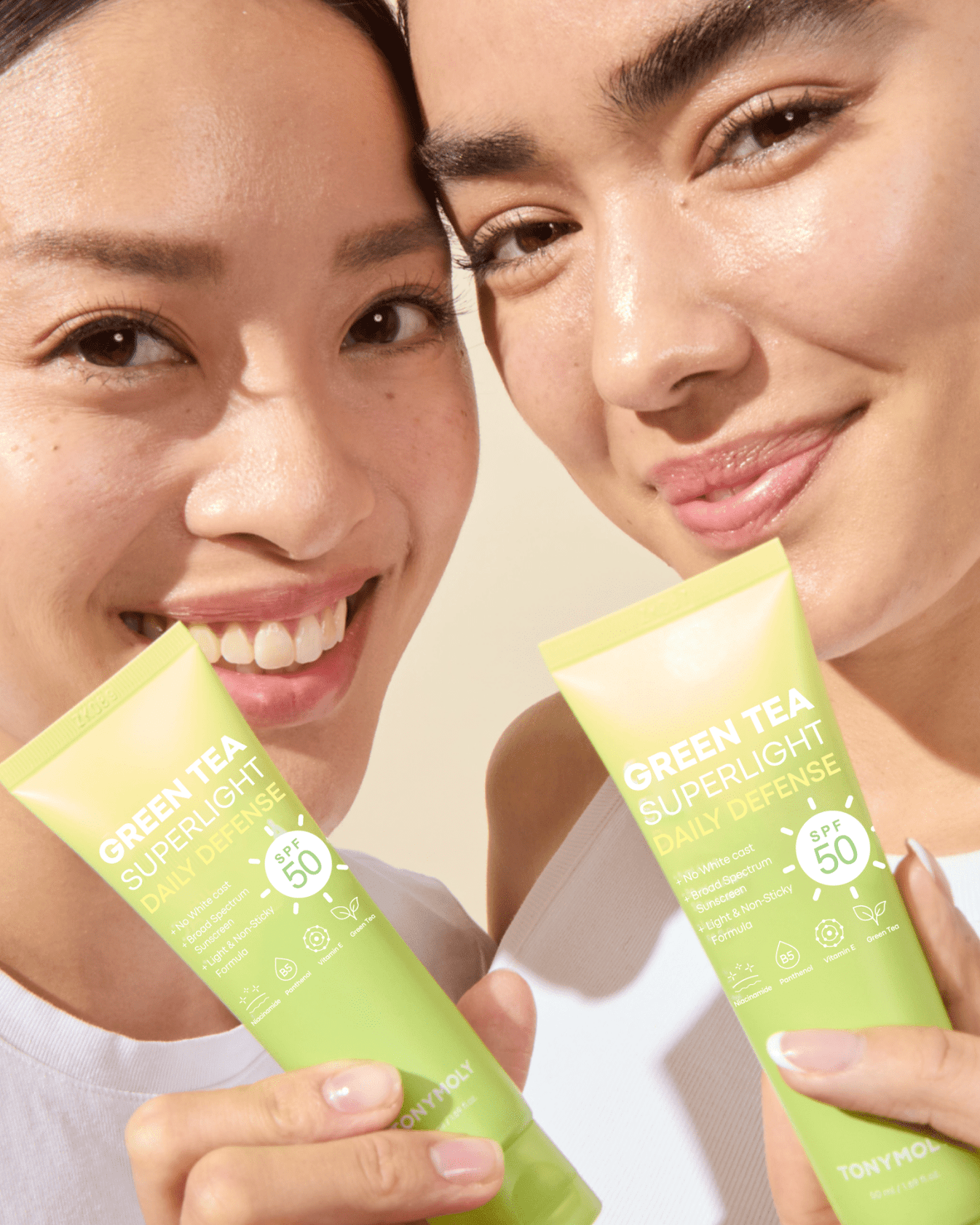 Tony Moly Green Tea Superlight Daily Defense Sunscreen SPF 50 | Soko Glam