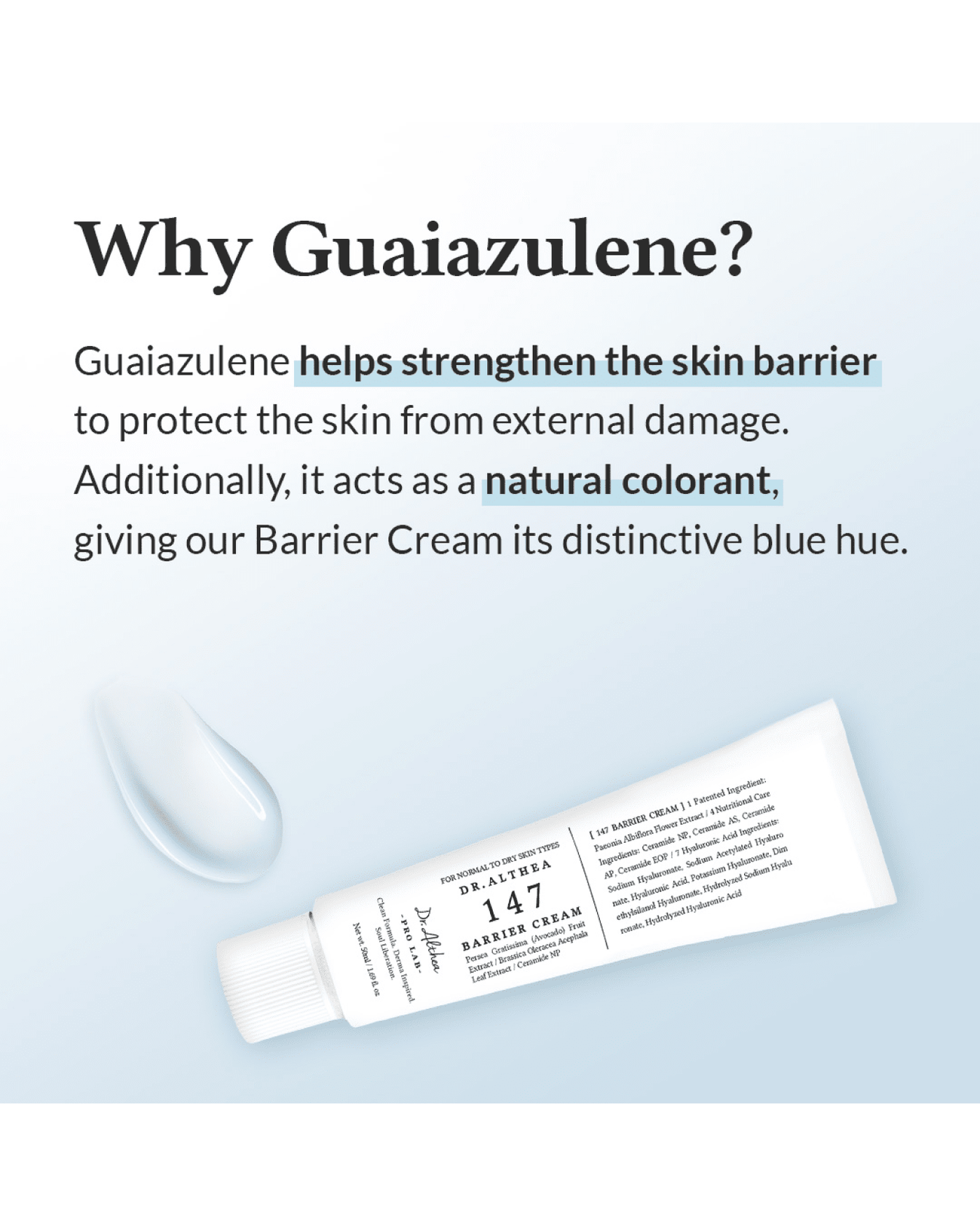 Dr. Althea Azulene 147HA_Intensive Soothing Cream | Soko Glam