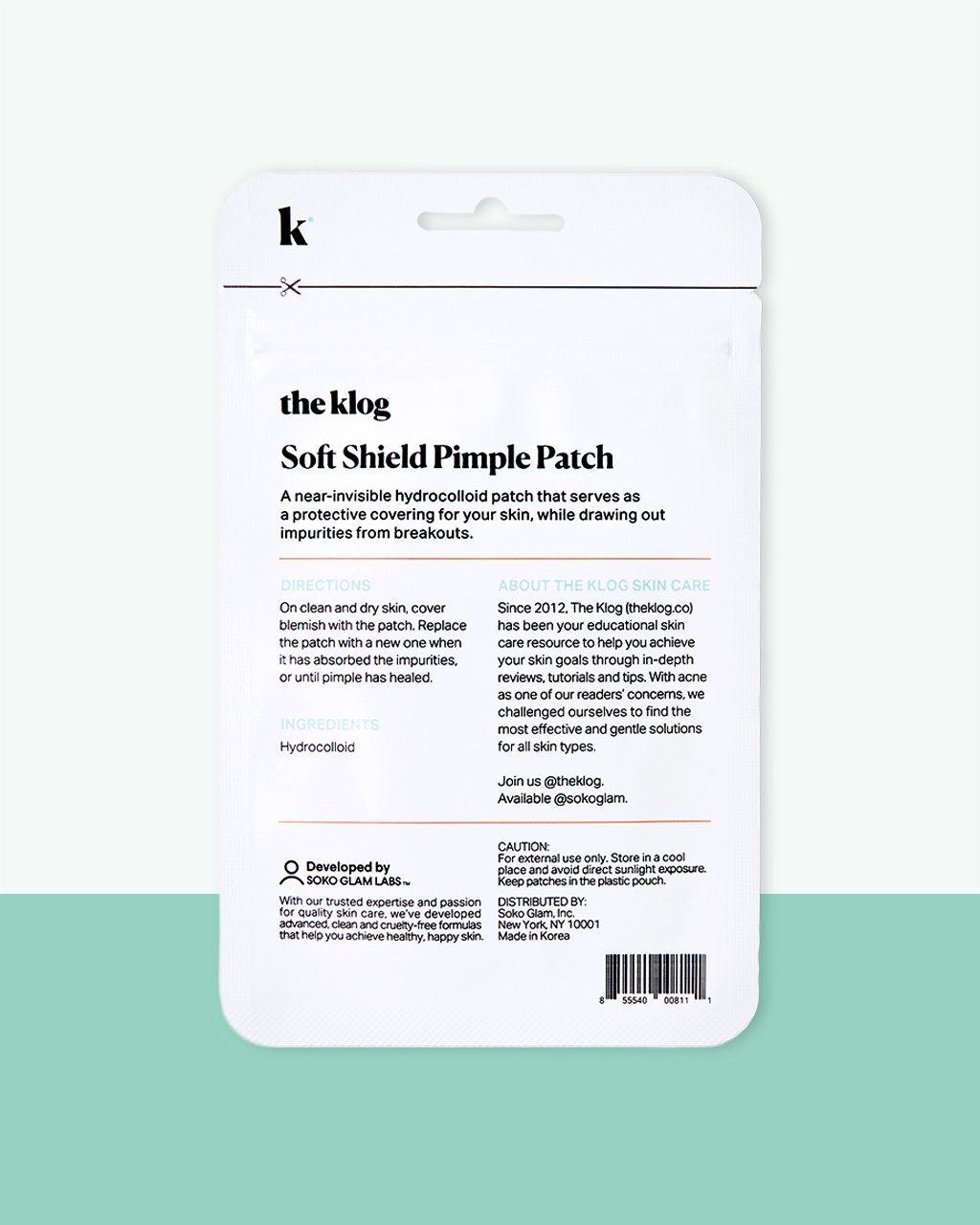 the Klog Soft Shield Pimple Patch | Soko Glam