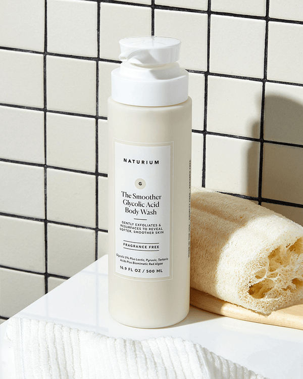 Naturium The Smoother Glycolic Acid Exfoliating Body Wash | Soko Glam